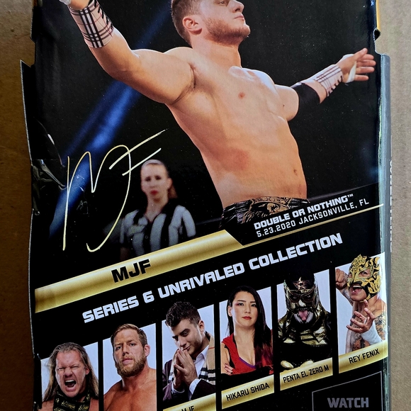 Aew | Toys | Aew Jazwares Mjf Unrivaled Series 6 47 Wrestling Action ...